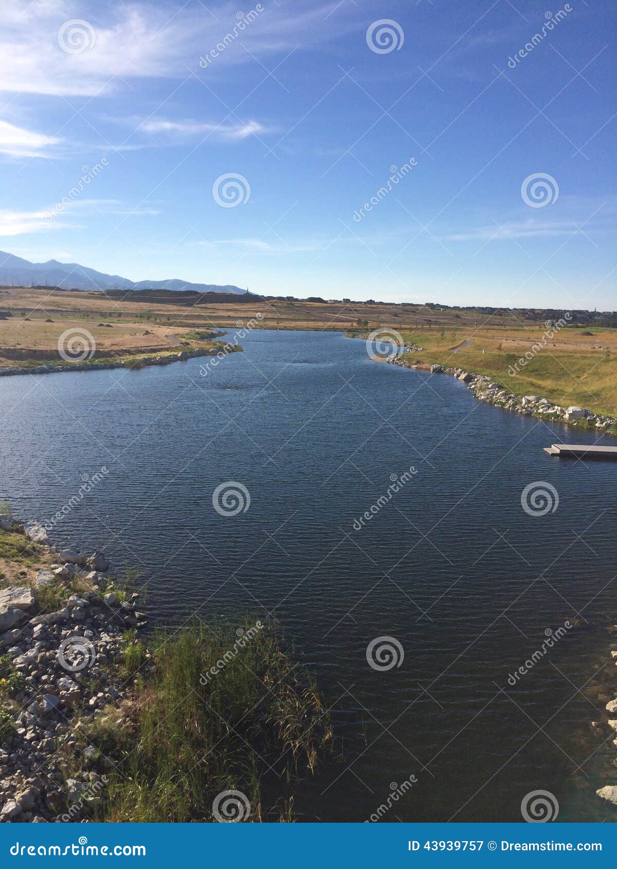 Daybreak lake stock image. Image of utah, daybreak, gorgeous - 43939757