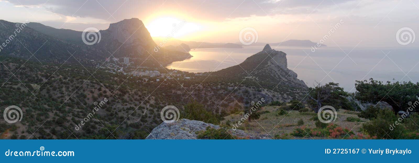 Daybreak landscape stock image. Image of beautiful, forest - 2725167