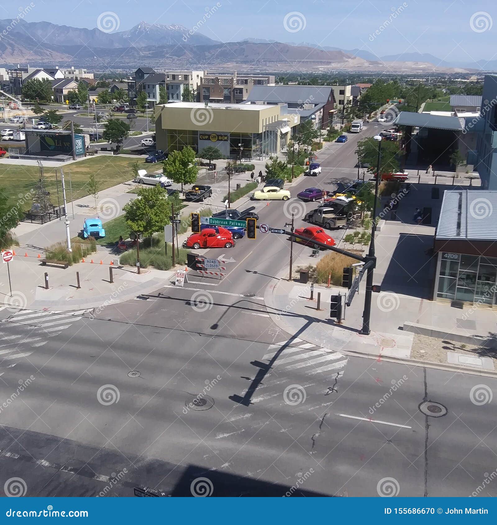 Daybreak Utah editorial image. Image of lamdscape, daybreak - 155686670