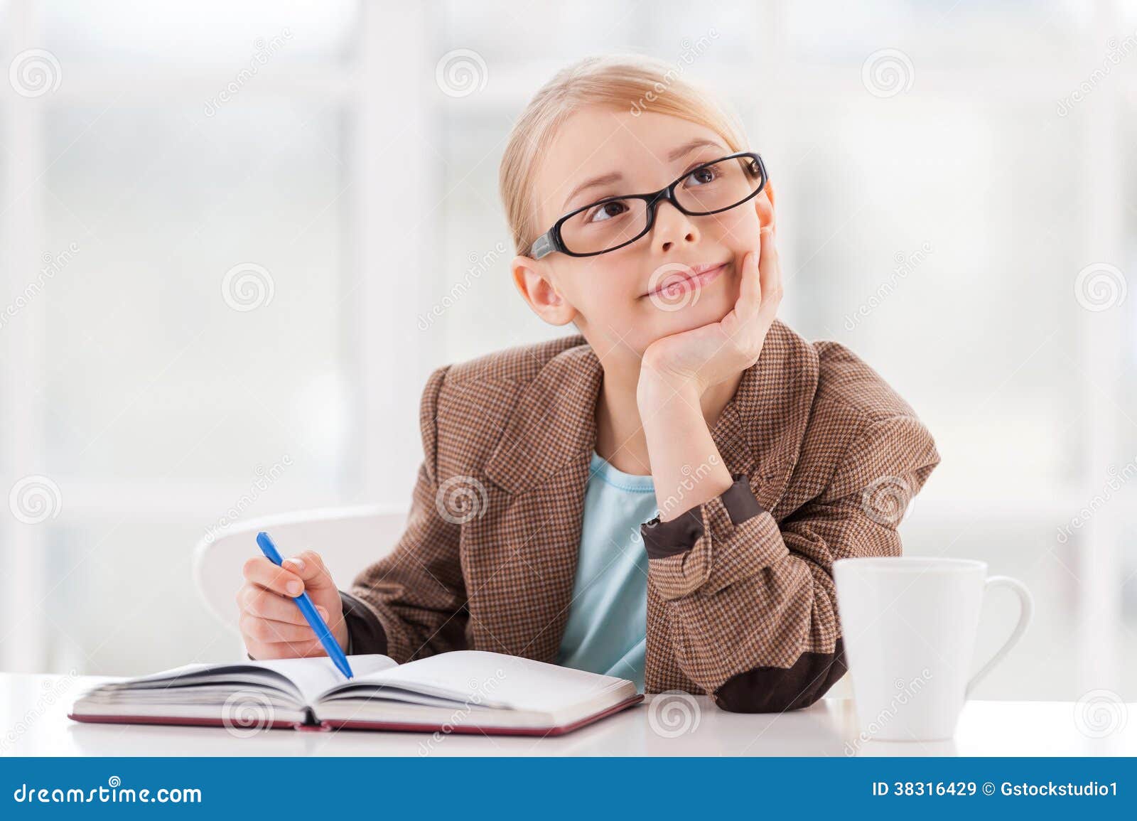 Daydreamer. stock image. Image of inspiration, child - 38316429