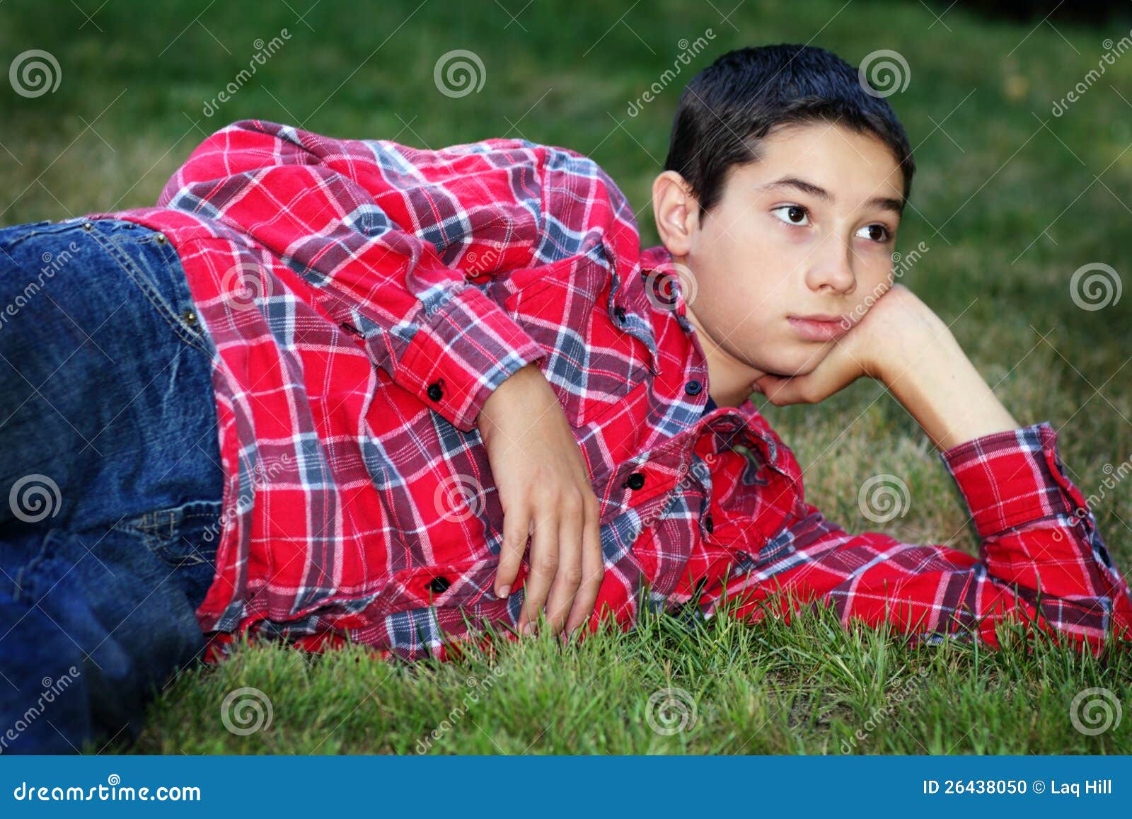 Daydreamer Tween Boy stock photo. Image of caucasian - 26438050