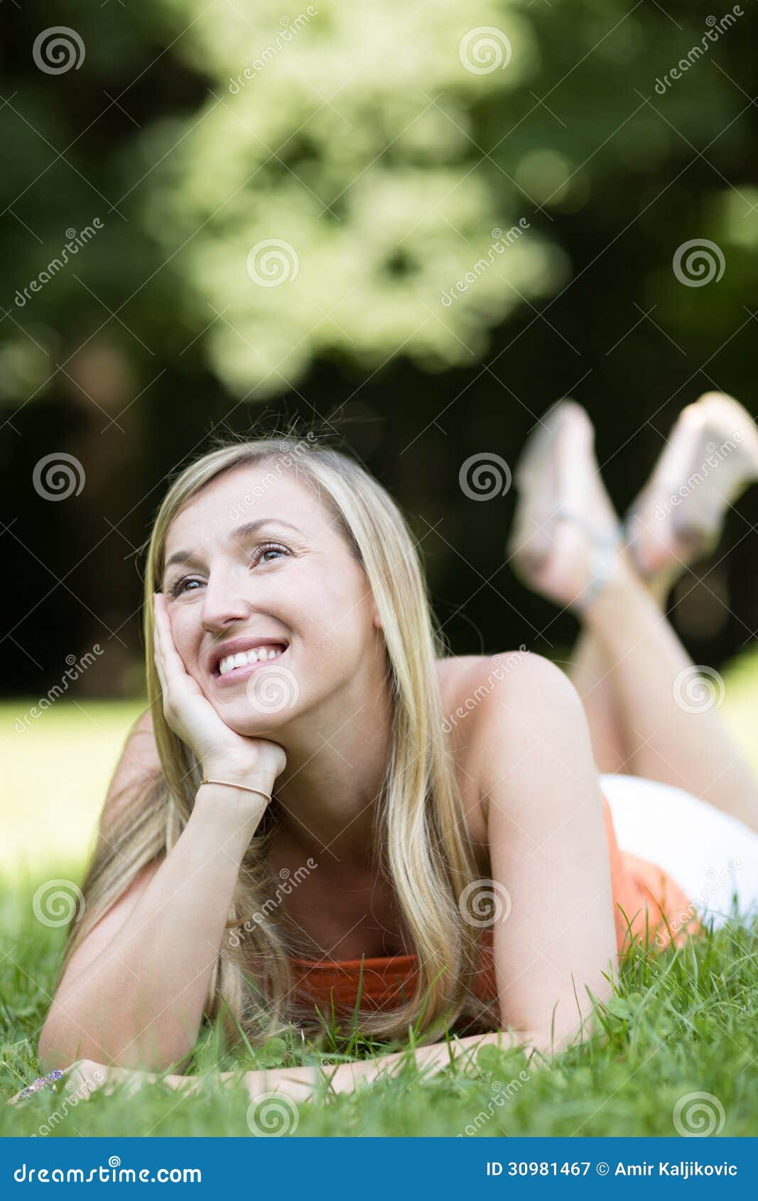 Daydreaming woman stock image. Image of person, woman - 30981467