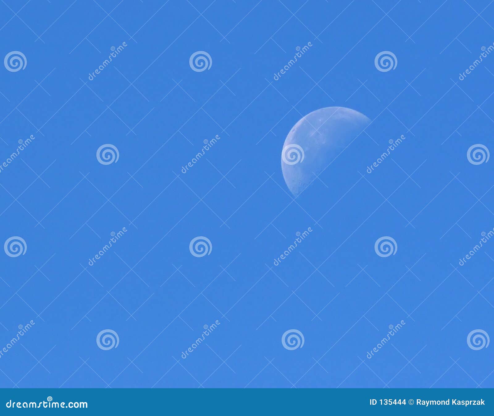 Daylight Moon stock photo. Image of blue, moon, vivid, lunar - 135444