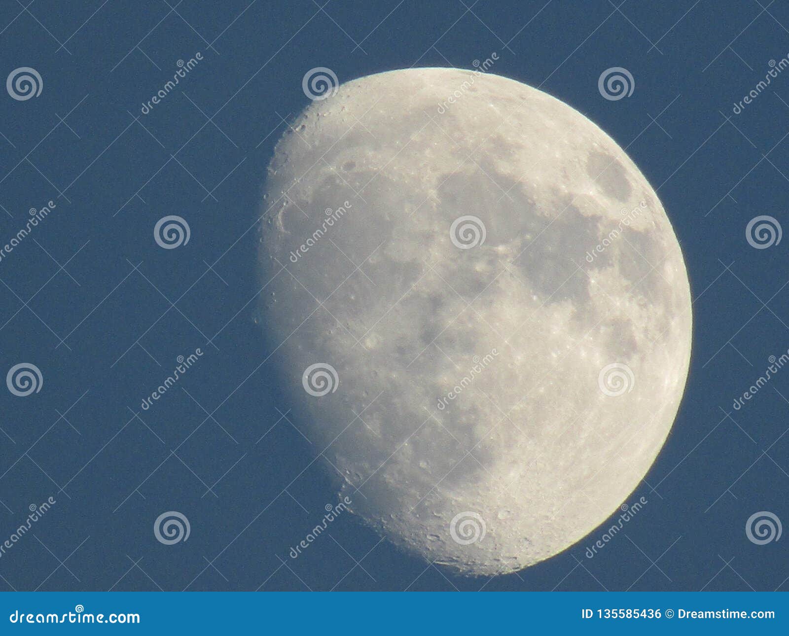 Daylight Moon stock photo. Image of moon, moonlight - 135585436