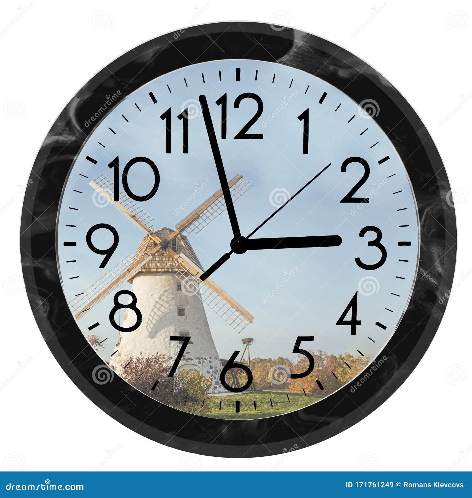 Daylight Saving Time DST. Wall Clock Going To Summer Time +1 Stock ...