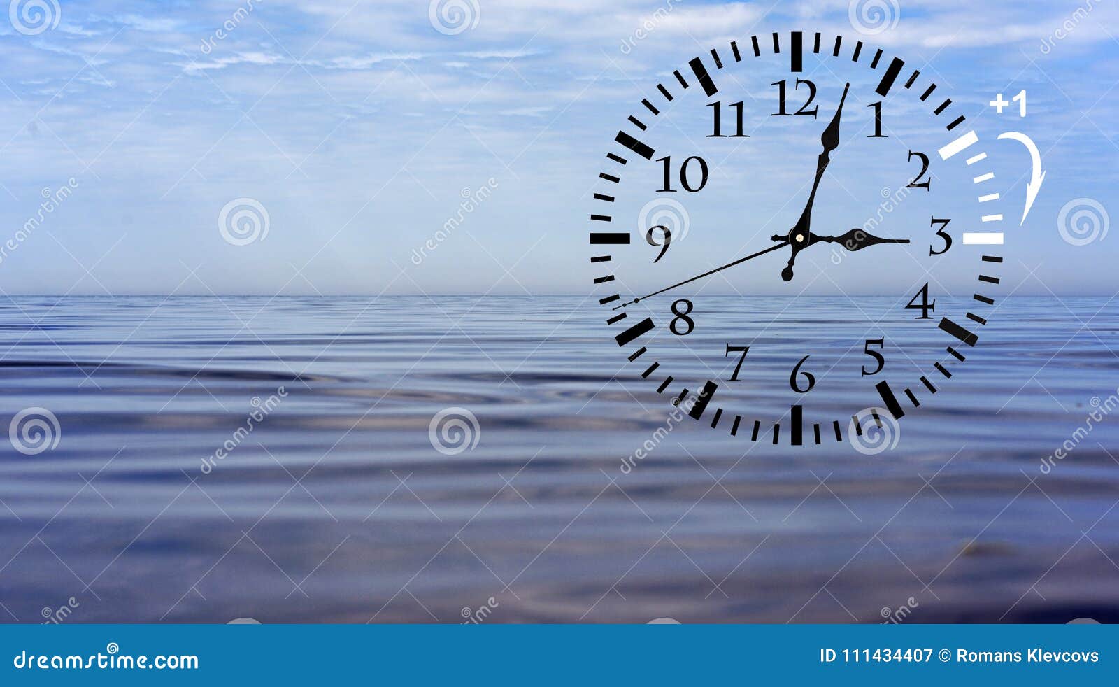 Daylight Saving Time. DST. Wall Clock Going To Winter Time. Turn Time ...