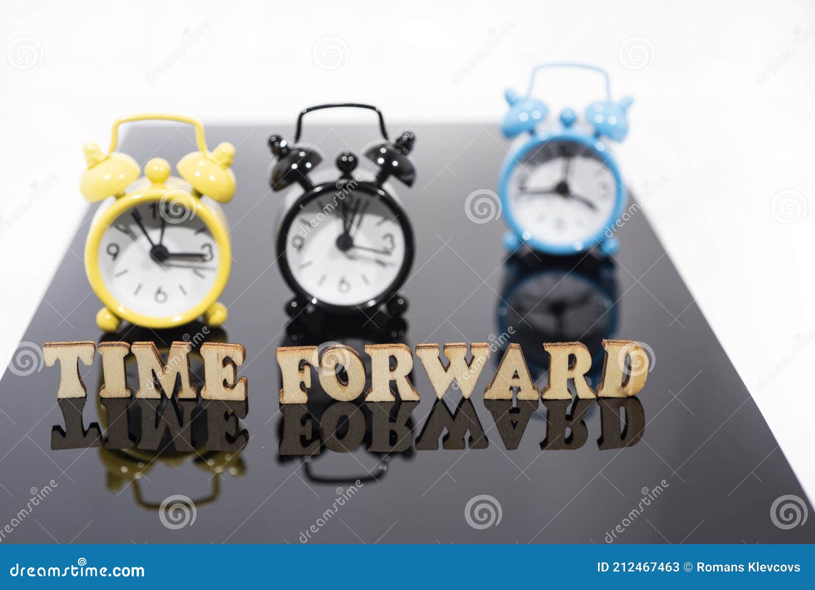 Daylight Saving Time. DST. Wall Clock Going To Winter Time. Turn Time ...