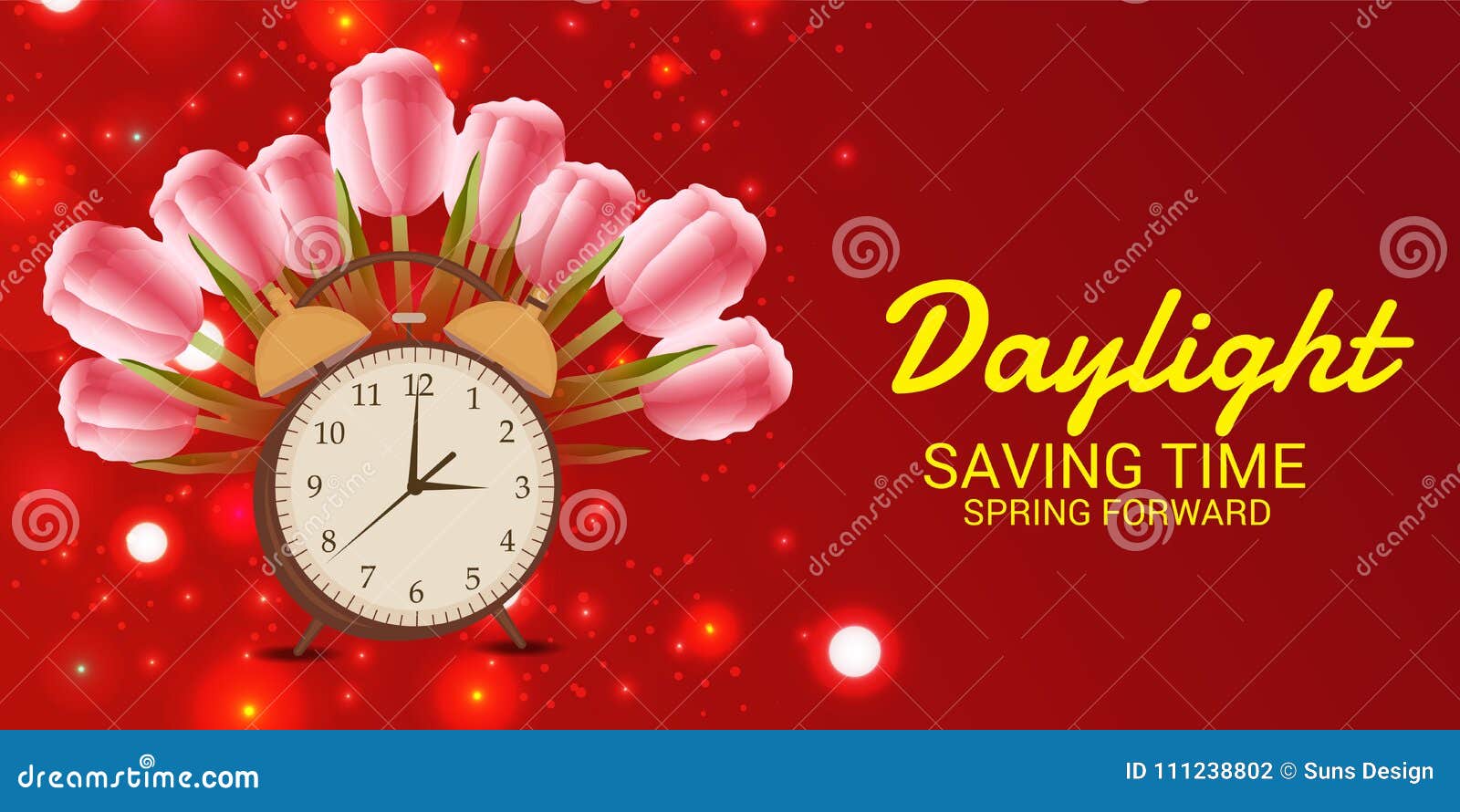 Daylight Saving Time. stock illustration. Illustration of minute ...