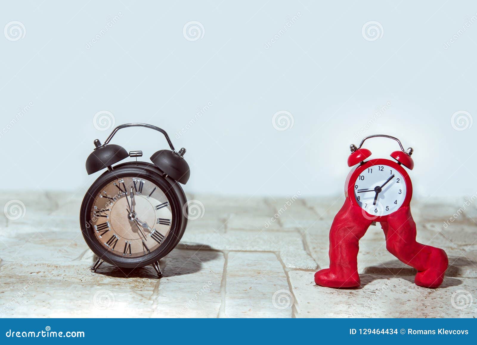 Daylight Saving Time. Wall Clock Going To Winter Time. Autumn ...