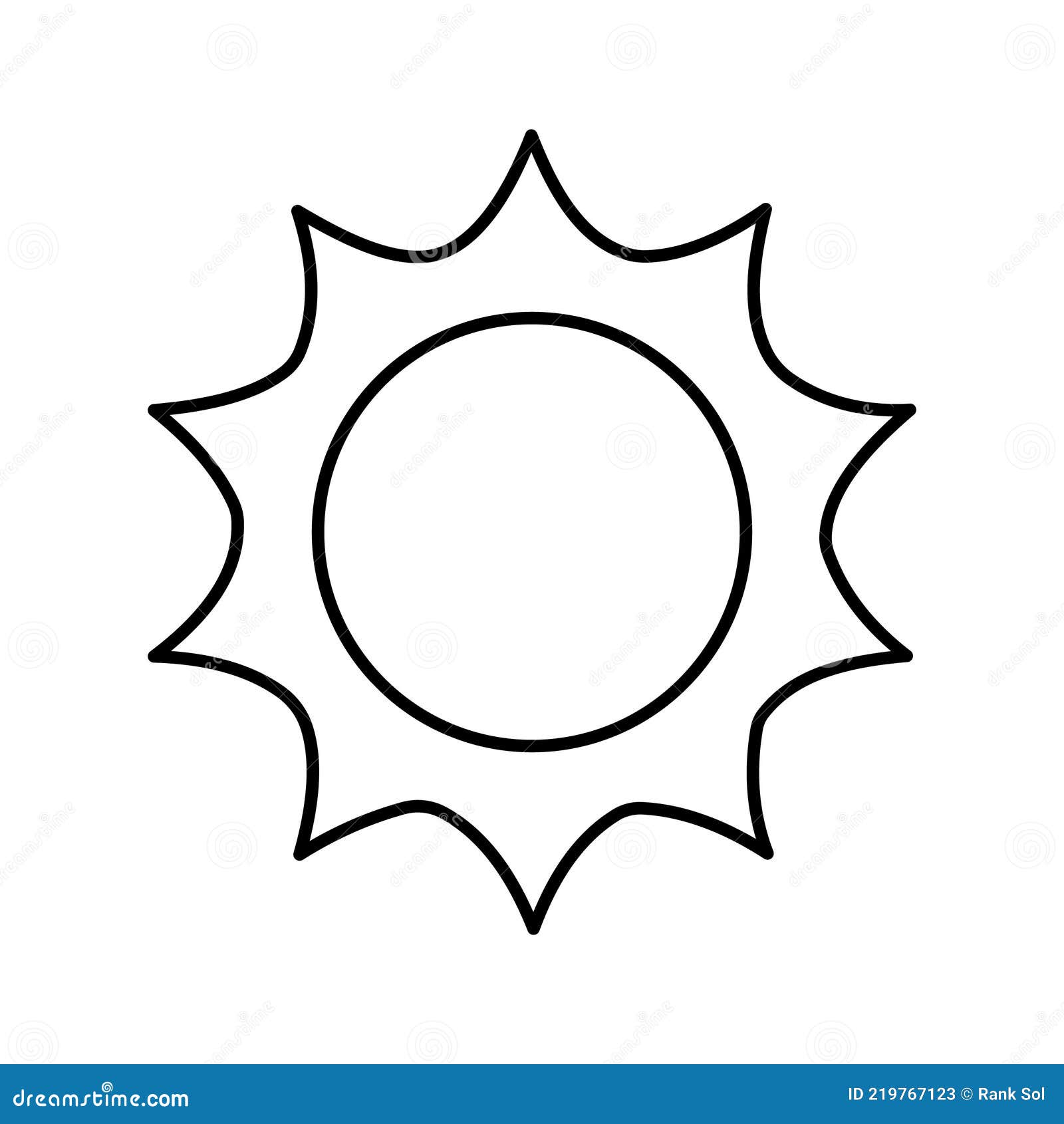 Daylight Vector Icon Which Can Easily Modify or Edit Stock Vector ...