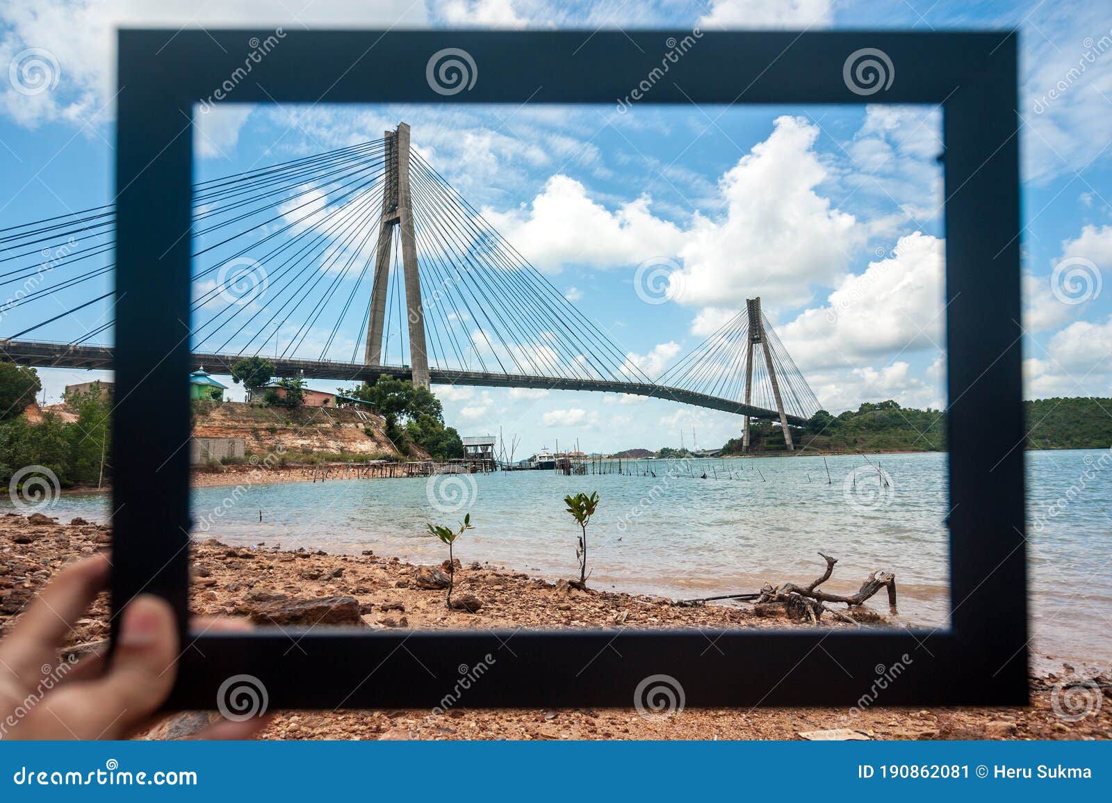 Barelang Bridge at Batam City Stock Image - Image of destinations ...