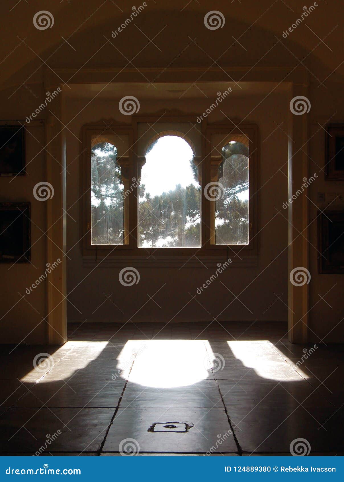 Daylight through Window Inside of Temple Stock Photo - Image of ...