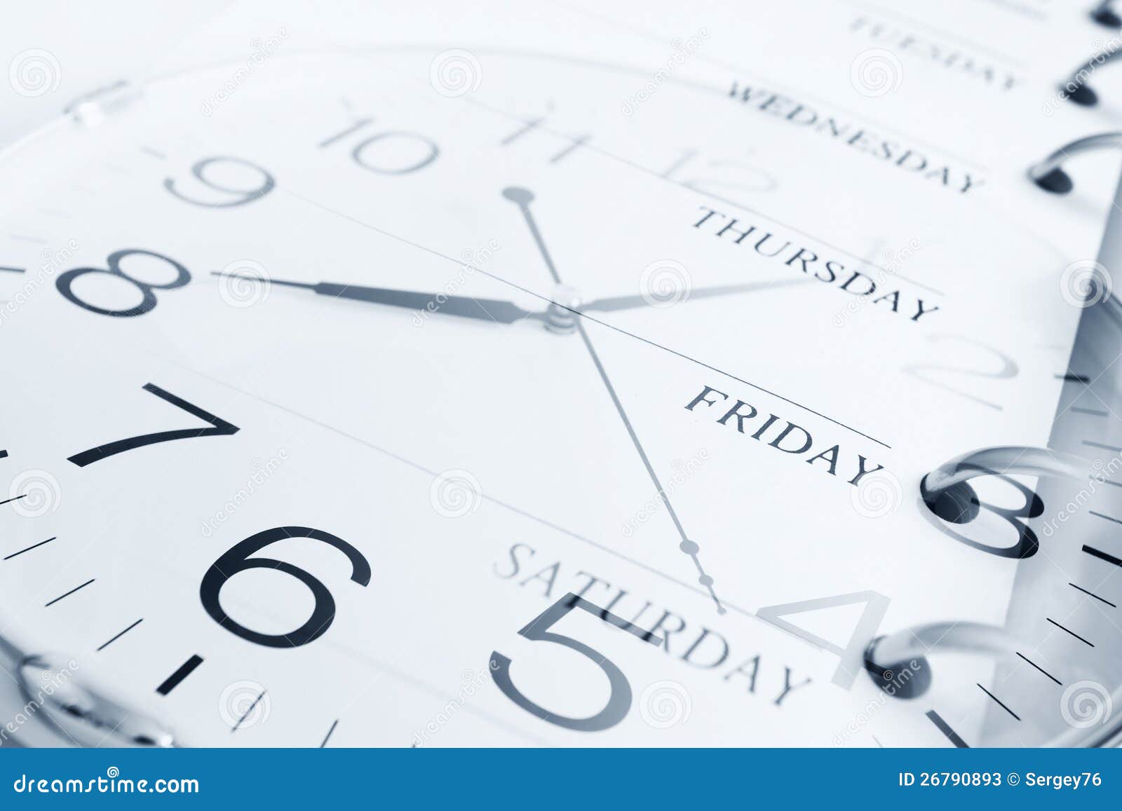 Days and clock stock image. Image of symbol, minutes - 26790893