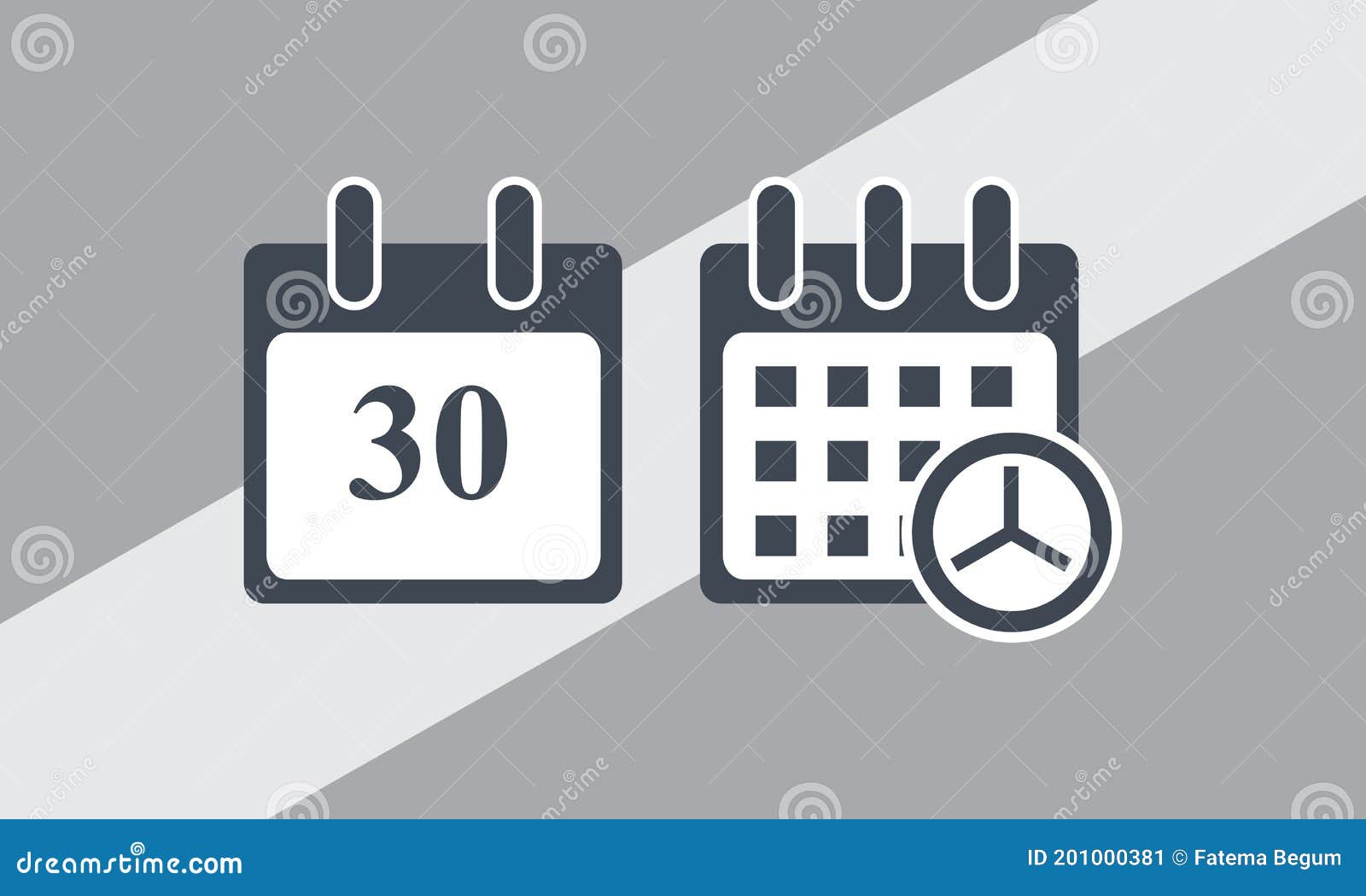 30 Days Calendar Icon Stock Illustrations – 333 30 Days Calendar Icon ...