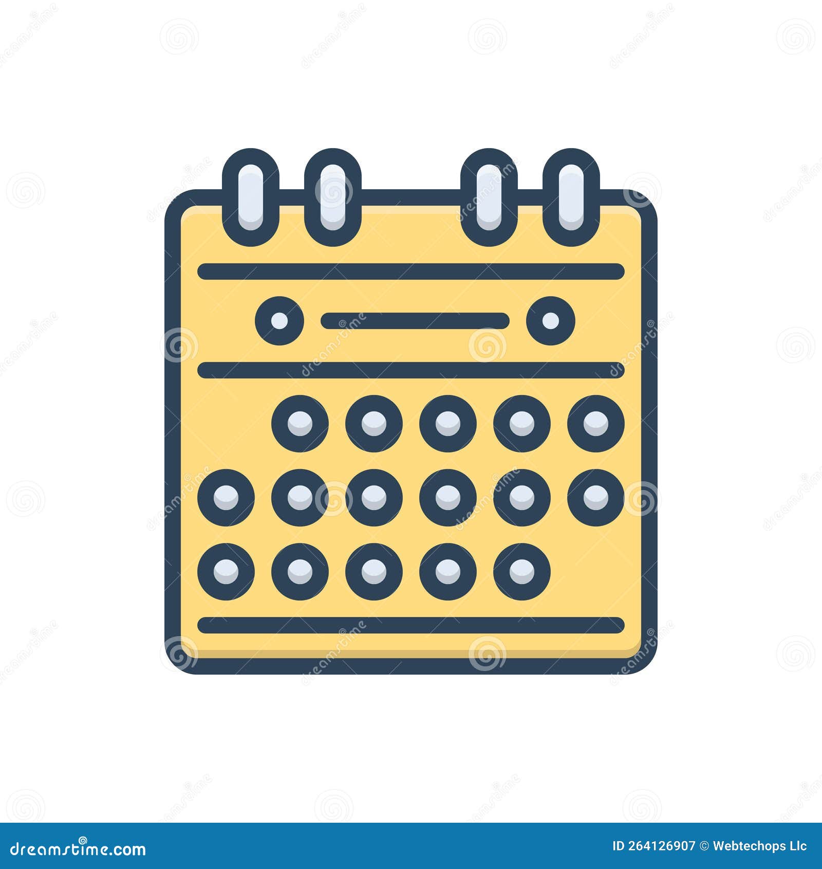 Color Illustration Icon for Days, Daytime and Stage Stock Illustration ...