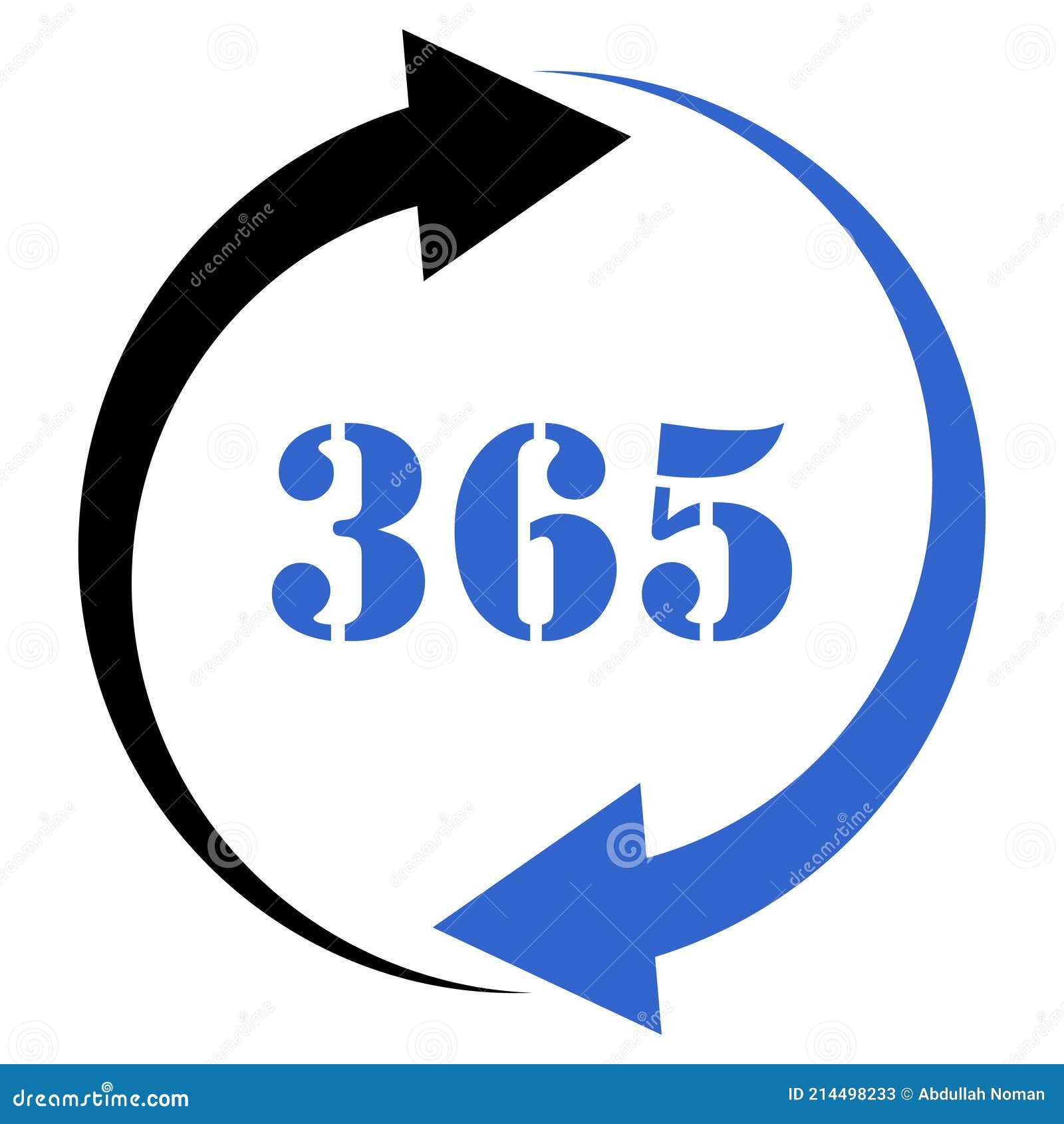 365 days icon design stock vector. Illustration of beginnings - 214498233