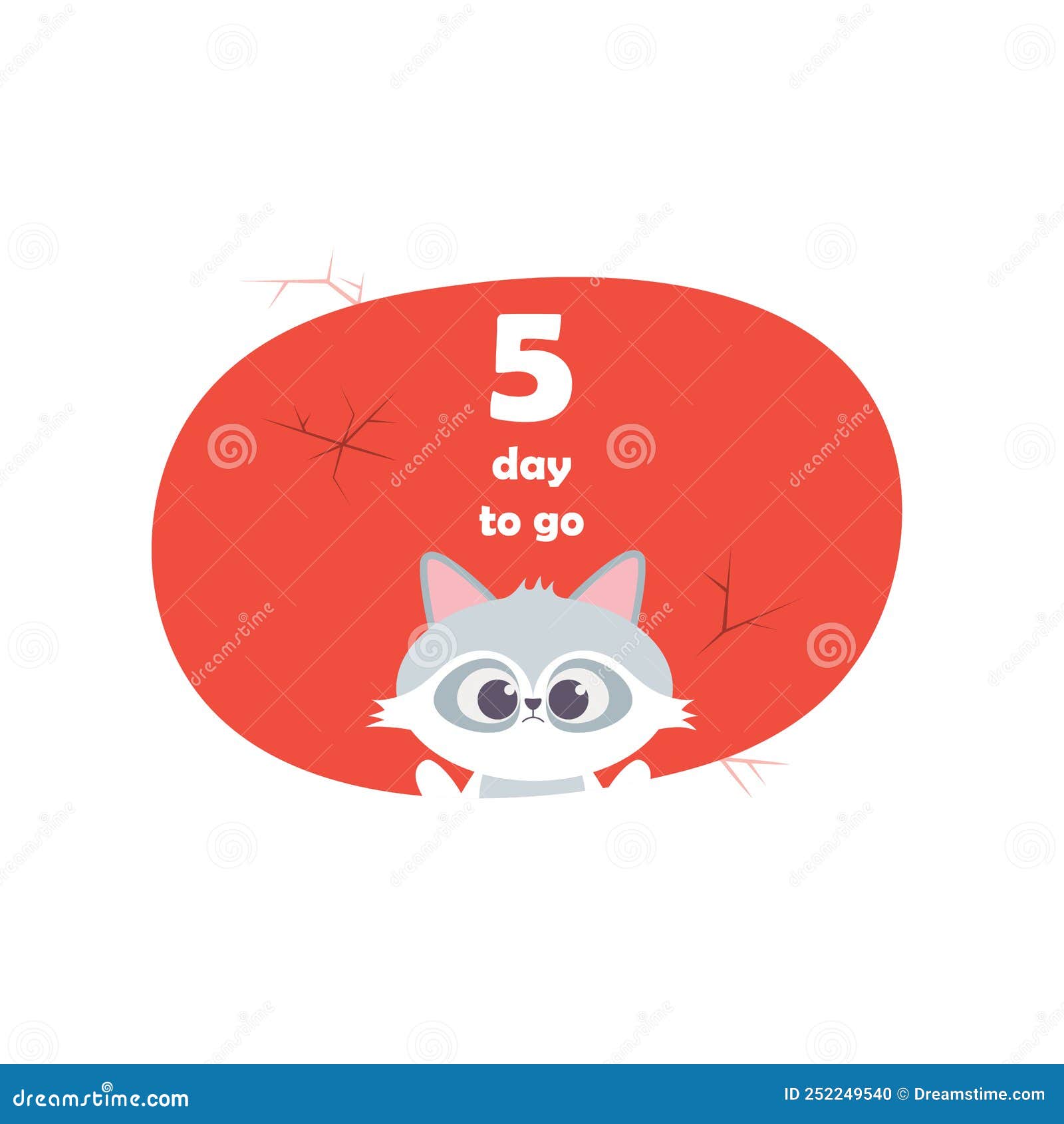 5 Days Left Badges and Stickers. Number of Days Left Stock Vector ...