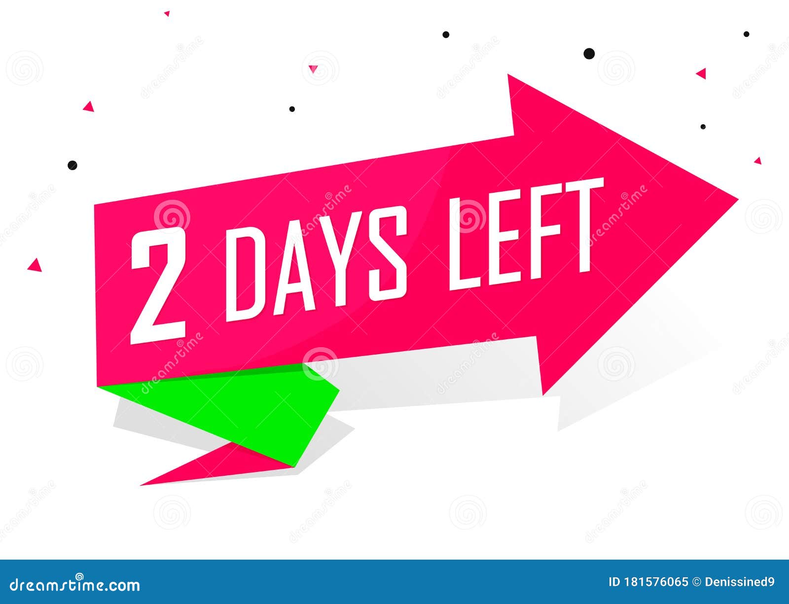 2 Days Left, Countdown Tag, Banner Design Template, Don`t Miss Out ... 2 Days Left, Countdown Tag, Banner Design Template, Don`t Miss Out ...