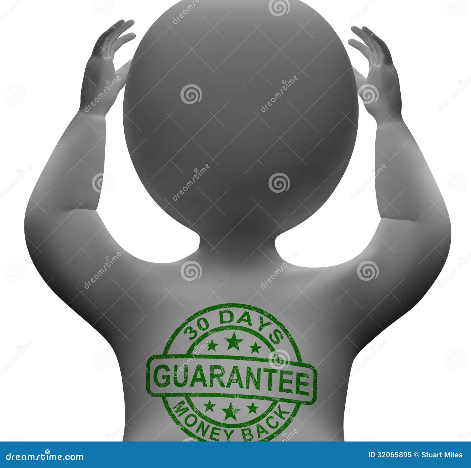 30 Days Money Back Guarantee Stamp on Man Stock Illustration ... 30 Days Money Back Guarantee Stamp on Man Stock Illustration ...