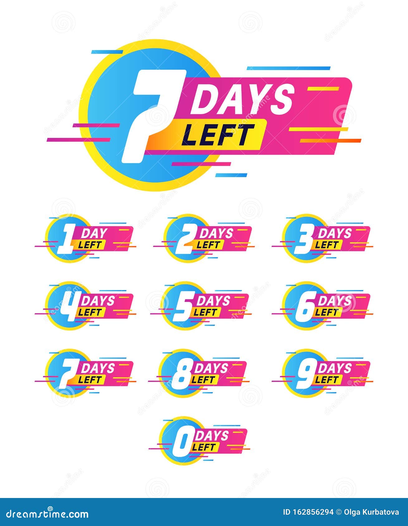 Timer Countdown Timer Icon Set Timers Symbol Stopwatch Collection