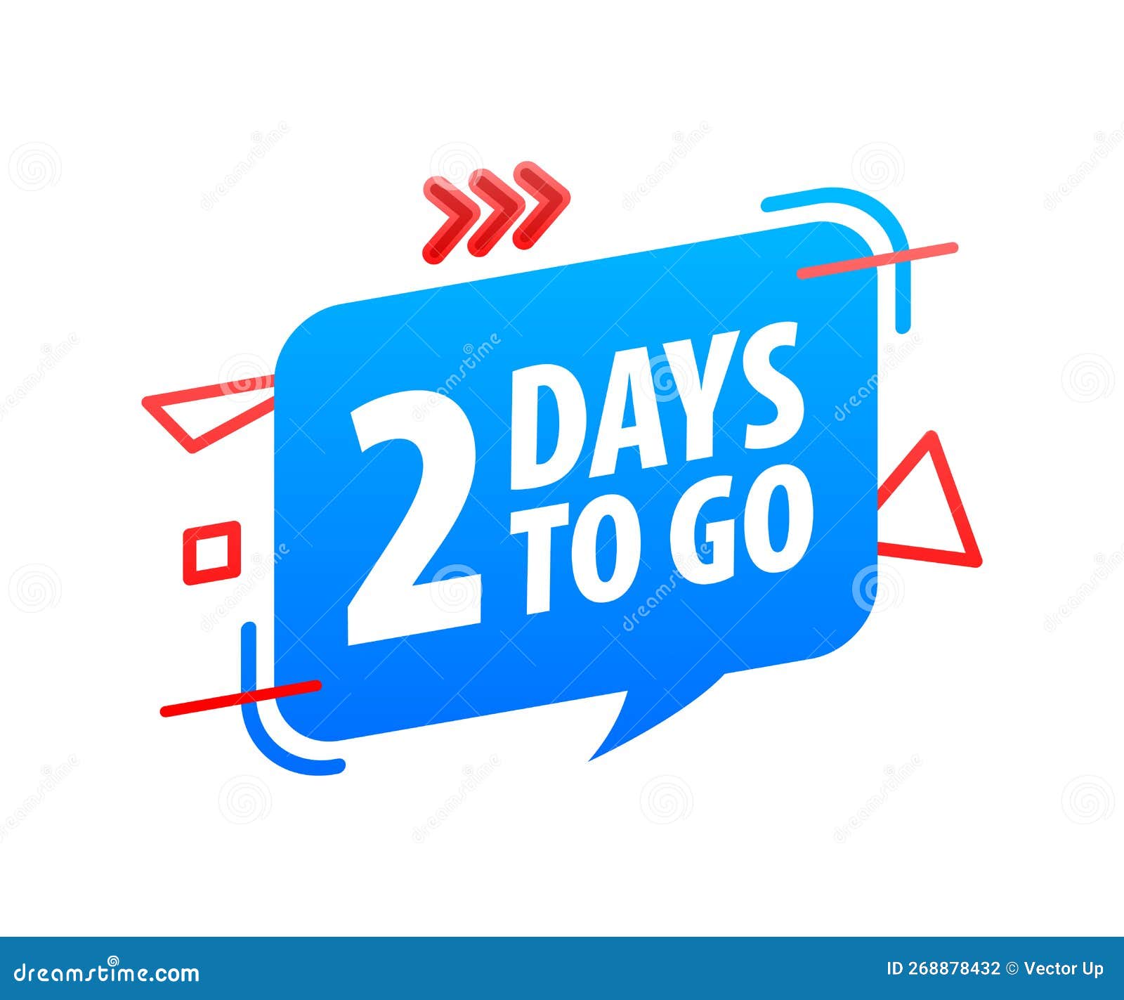 2 Days To Go Icon. Days Left Badges. Offer Countdown Date Number. Timer ...