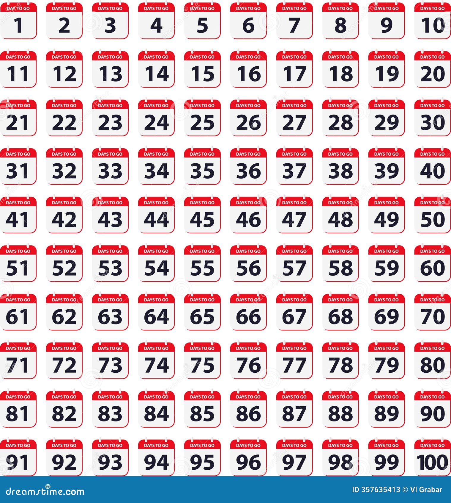 Days To Go Last Countdown Icon - Days Go Vector Image Stock ...