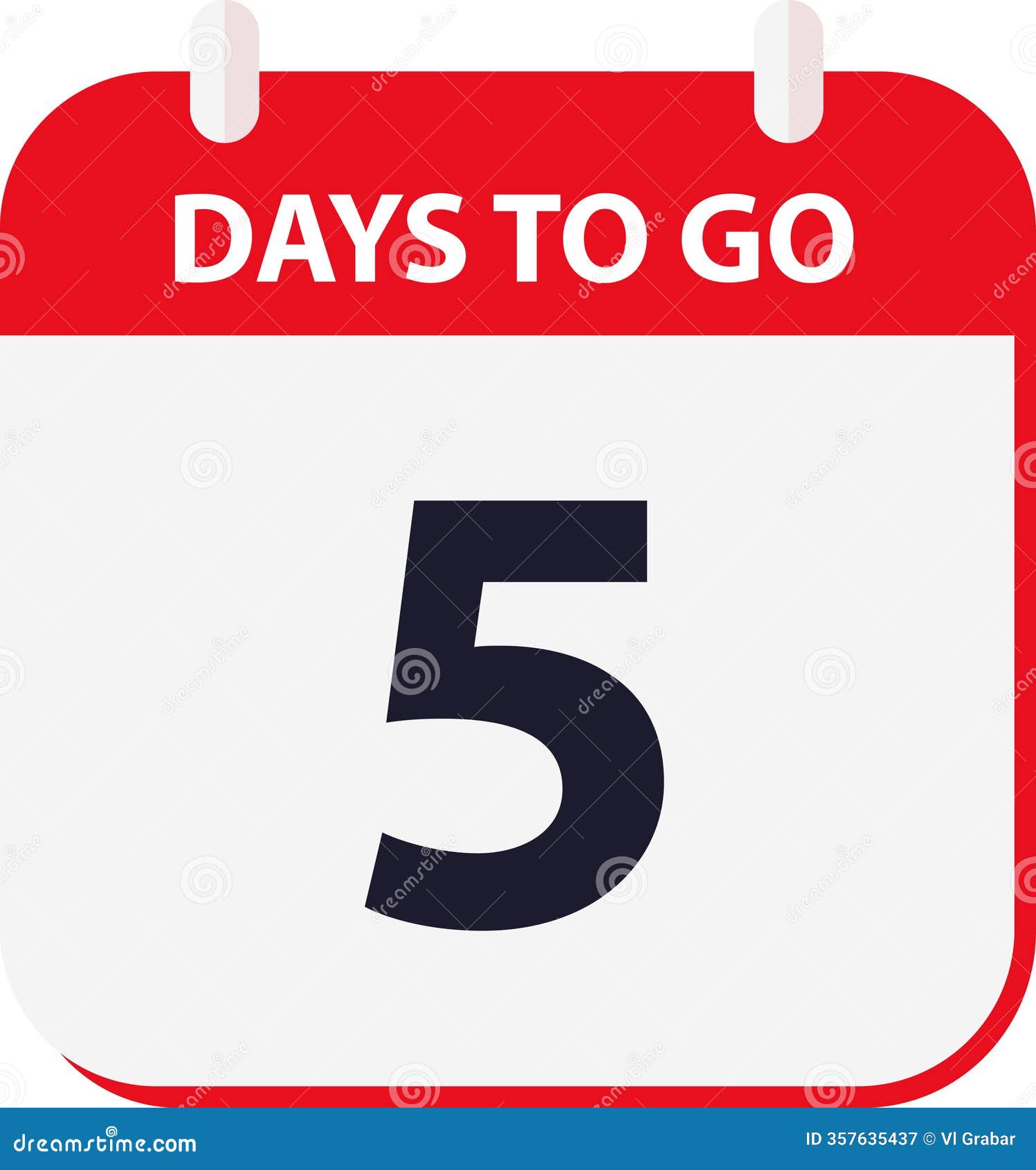 Days To Go Last Countdown Icon - Days Go Vector Image Stock ...