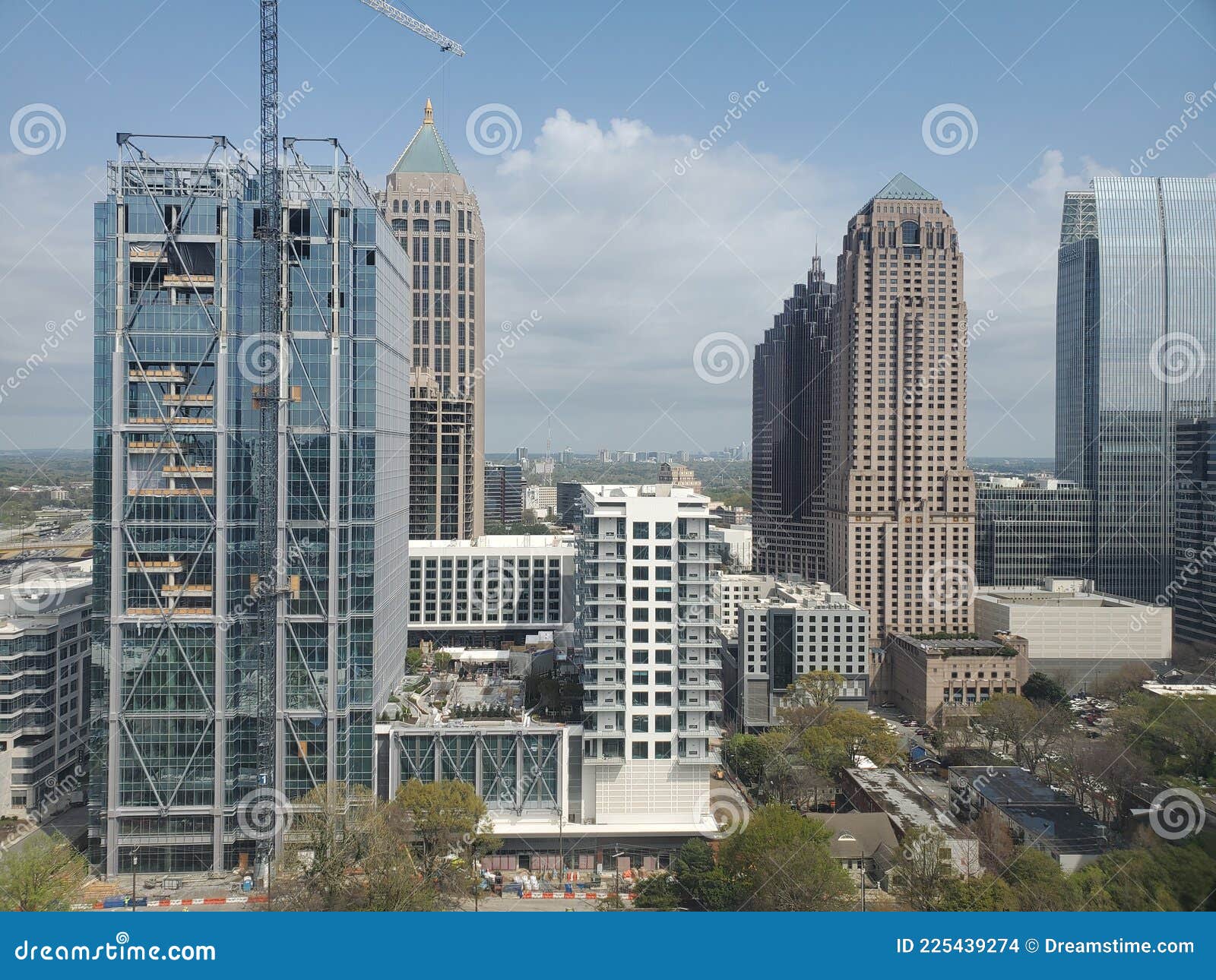 Daytime in Atlanta, Georgia Stock Photo - Image of tower, downtown ...