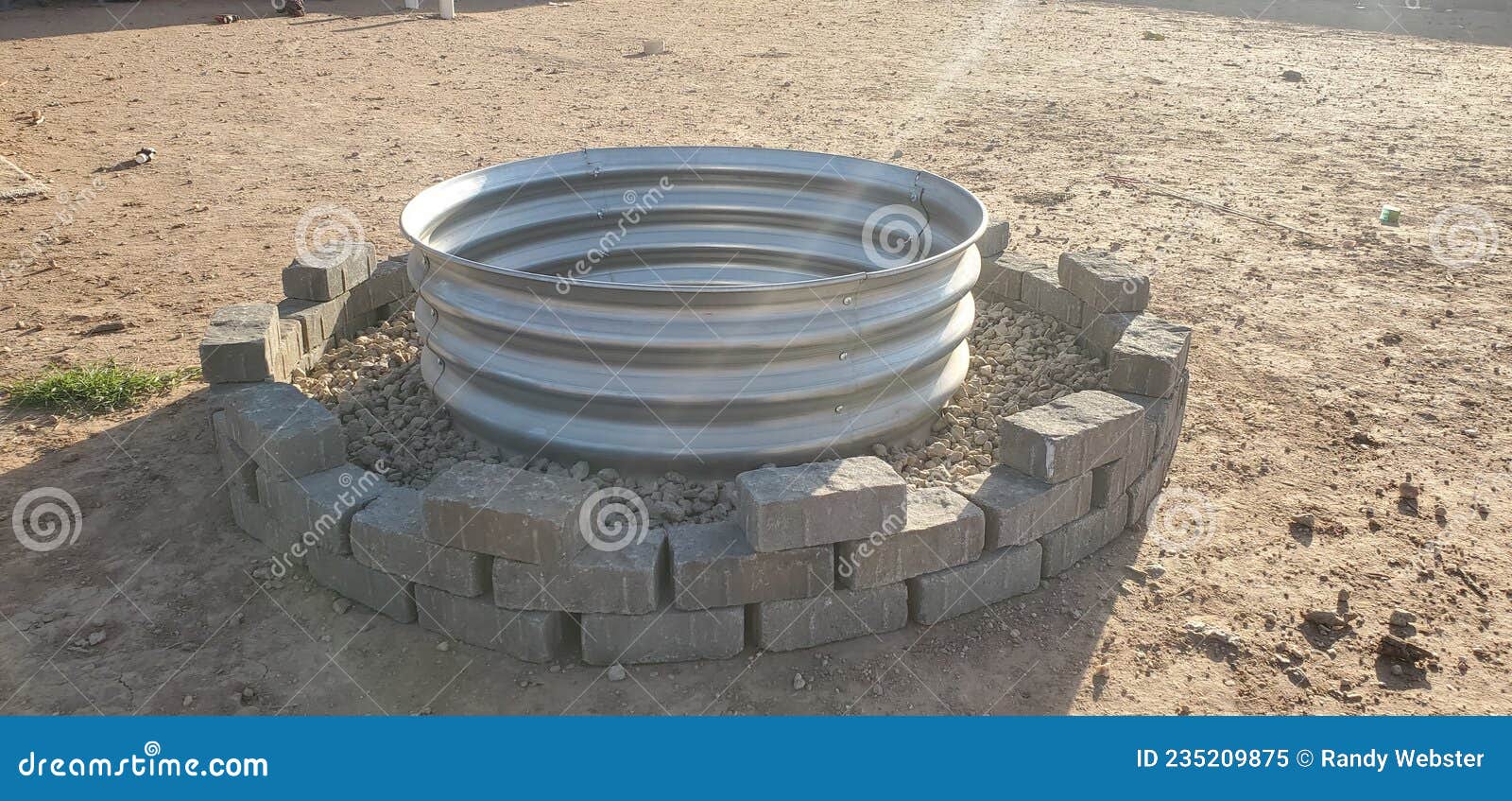 Daytime fire pit stock image. Image of fire, asphalt - 235209875