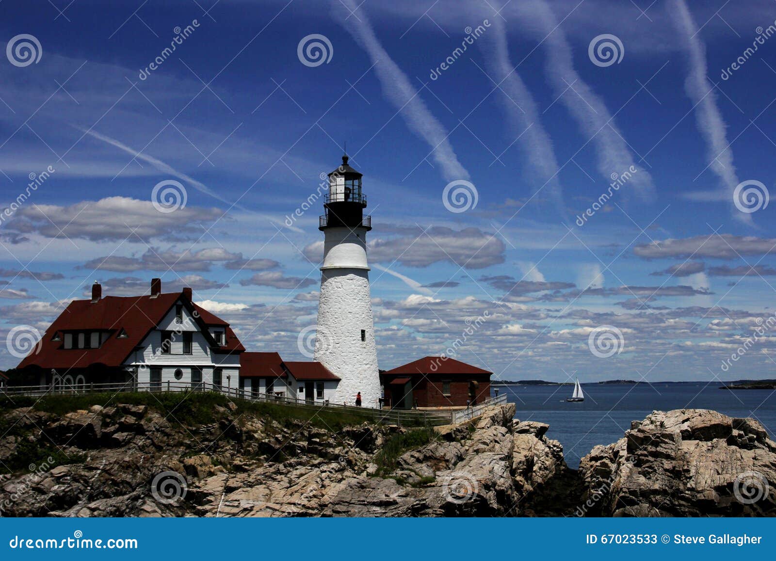 Daytime lighthouse editorial stock photo. Image of ocean - 67023533