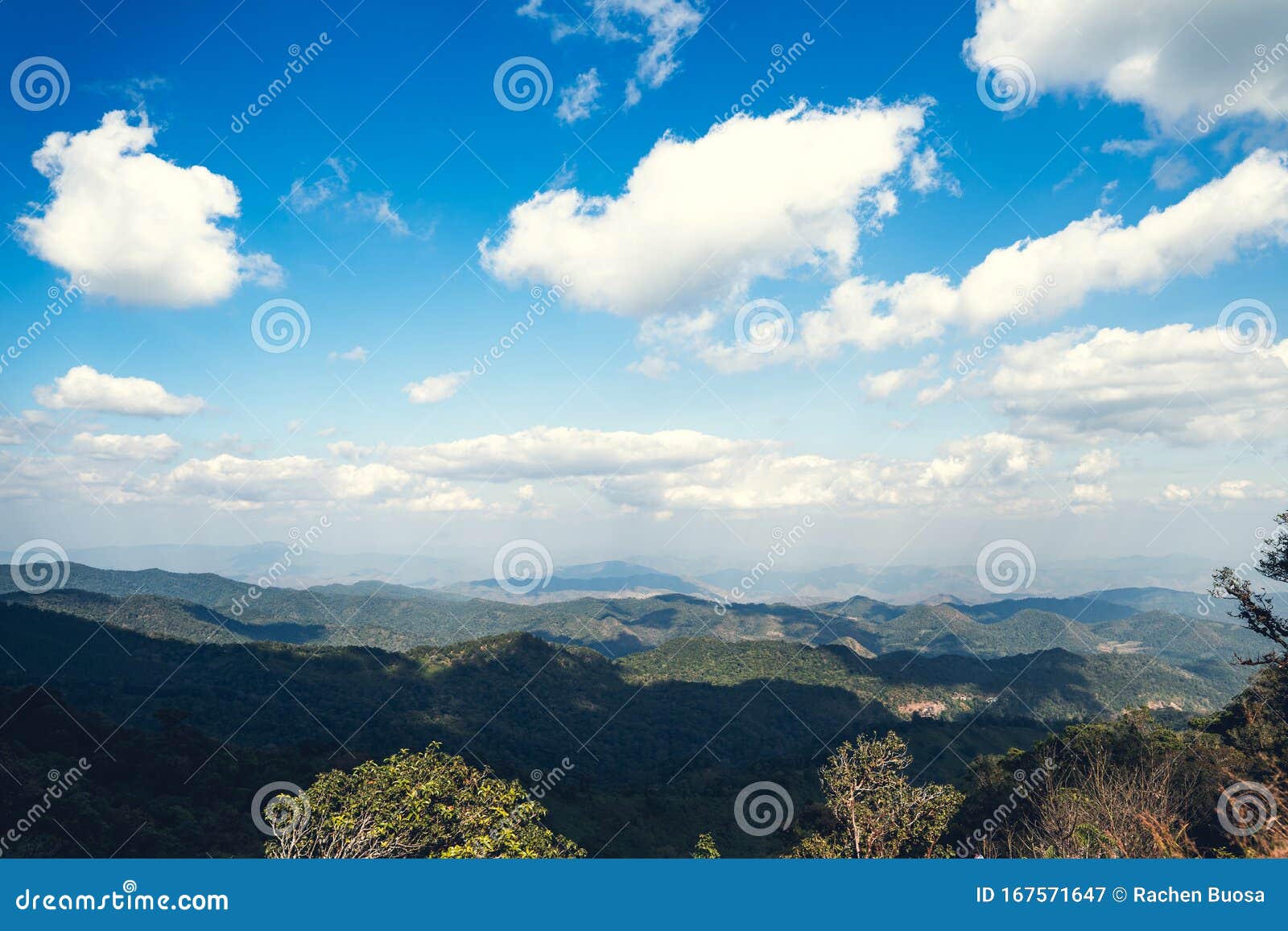 Daytime Mountain Clear Sky Mountain Landscape Stock Image - Image of ...