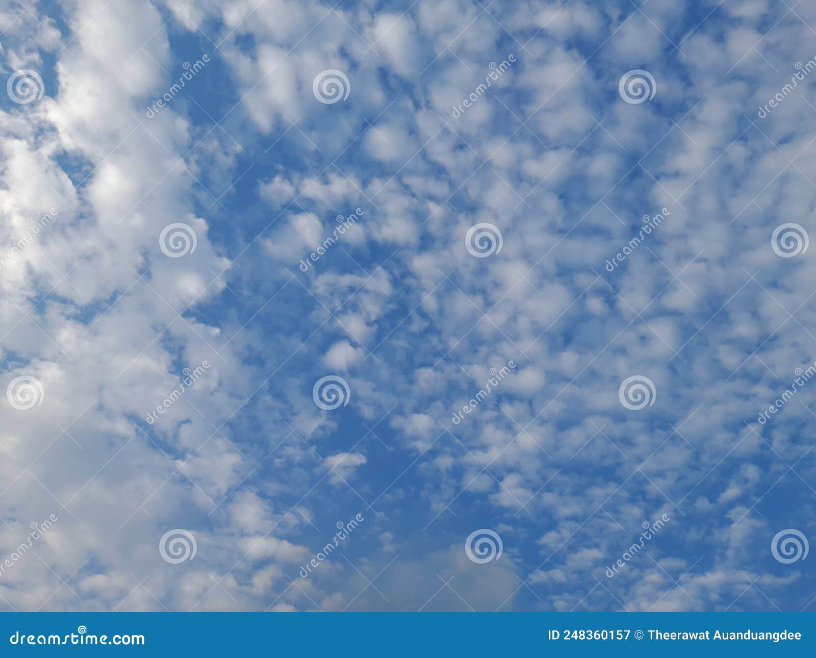 Daytime Nature Sky with Abstract Cloud Pattern. Stock Image - Image of ...