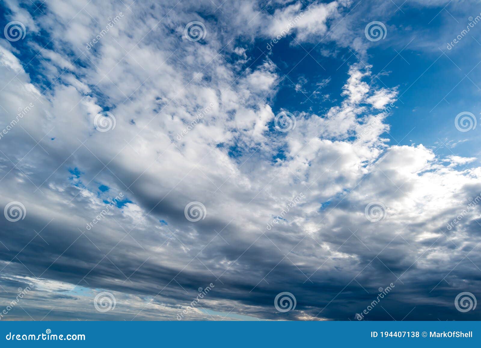 Daytime Sky with Heavy Clouds and Dark Weather Stock Photo - Image of ...