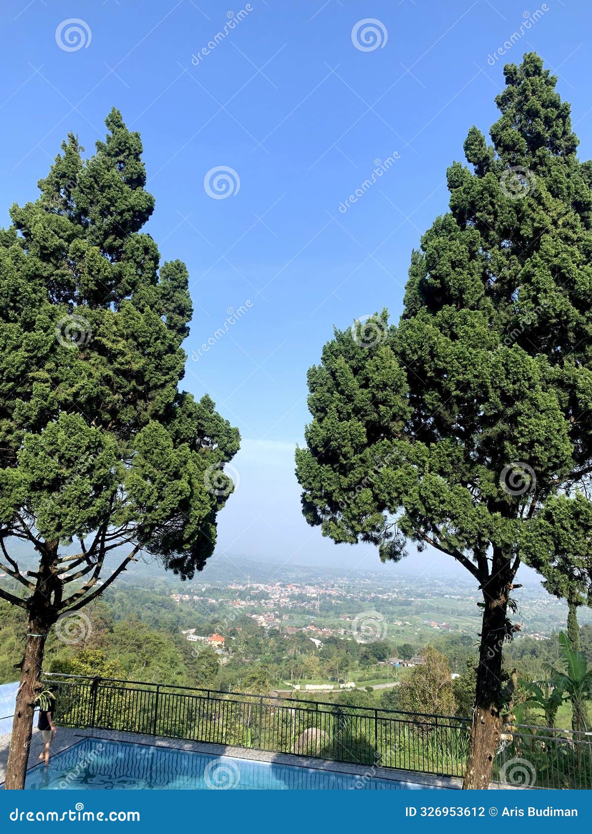 Daytime View of Batu Malang, East Java. Indonesia Stock Photo - Image ...