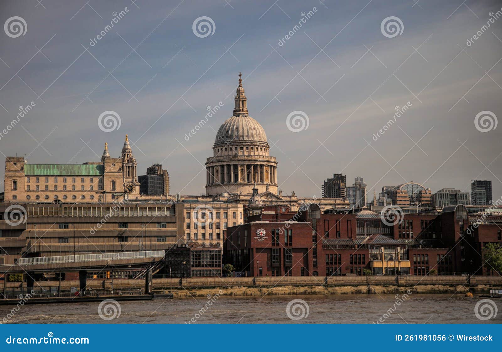 Daytime View of London Skyline Stock Photo - Image of sunset, skyline ...