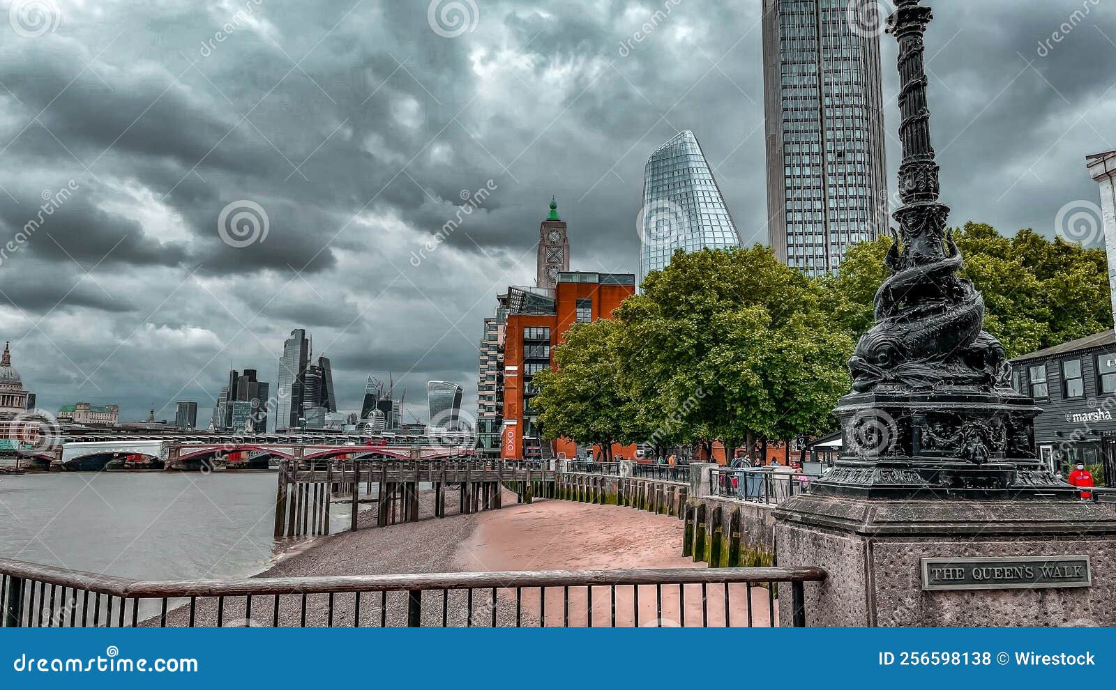 Daytime View of the River Thames with Big Ben on the Background on a ...