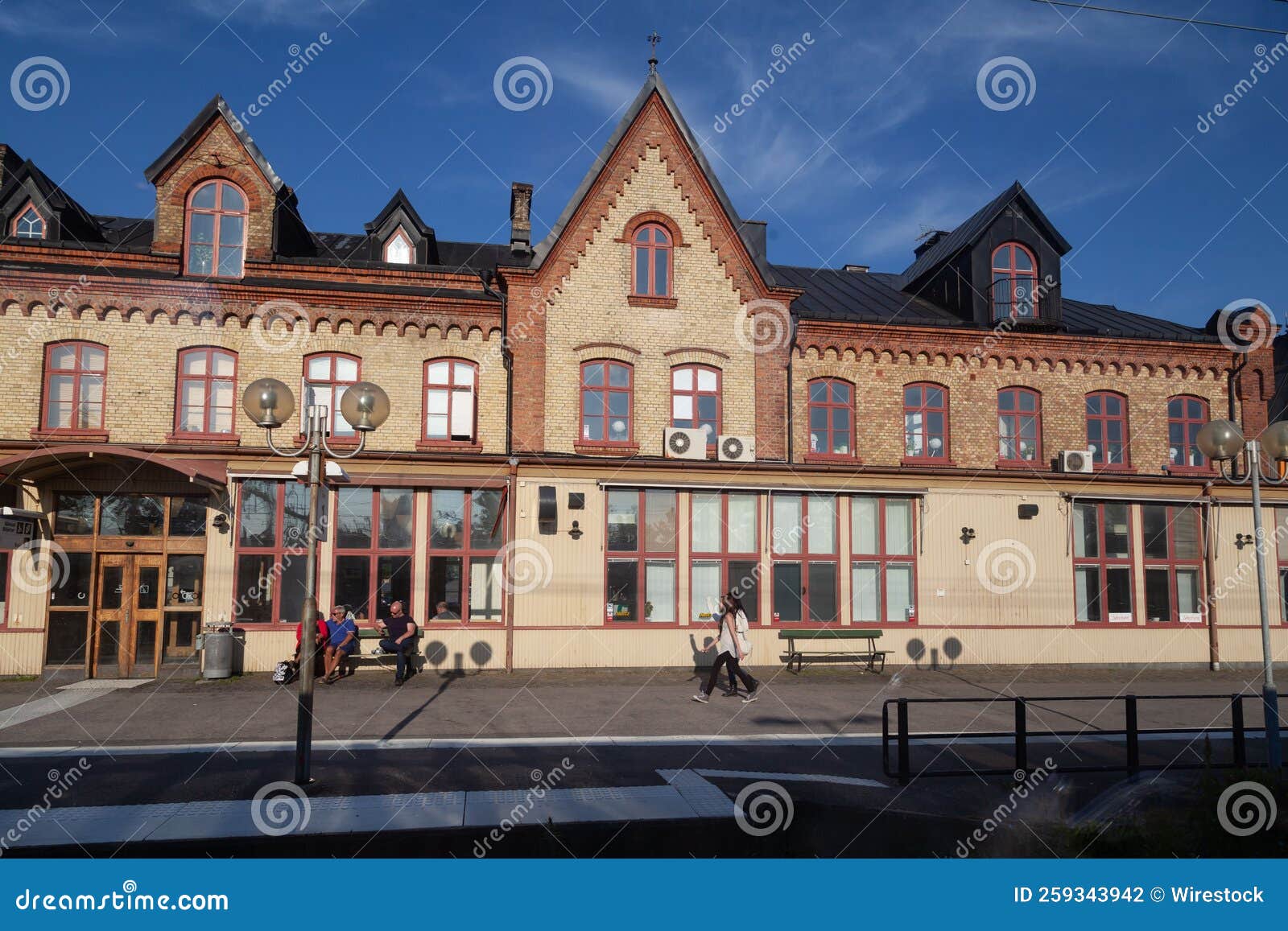 Daytime View of the Varberg Station in Helsingborg, Sweden Editorial ...
