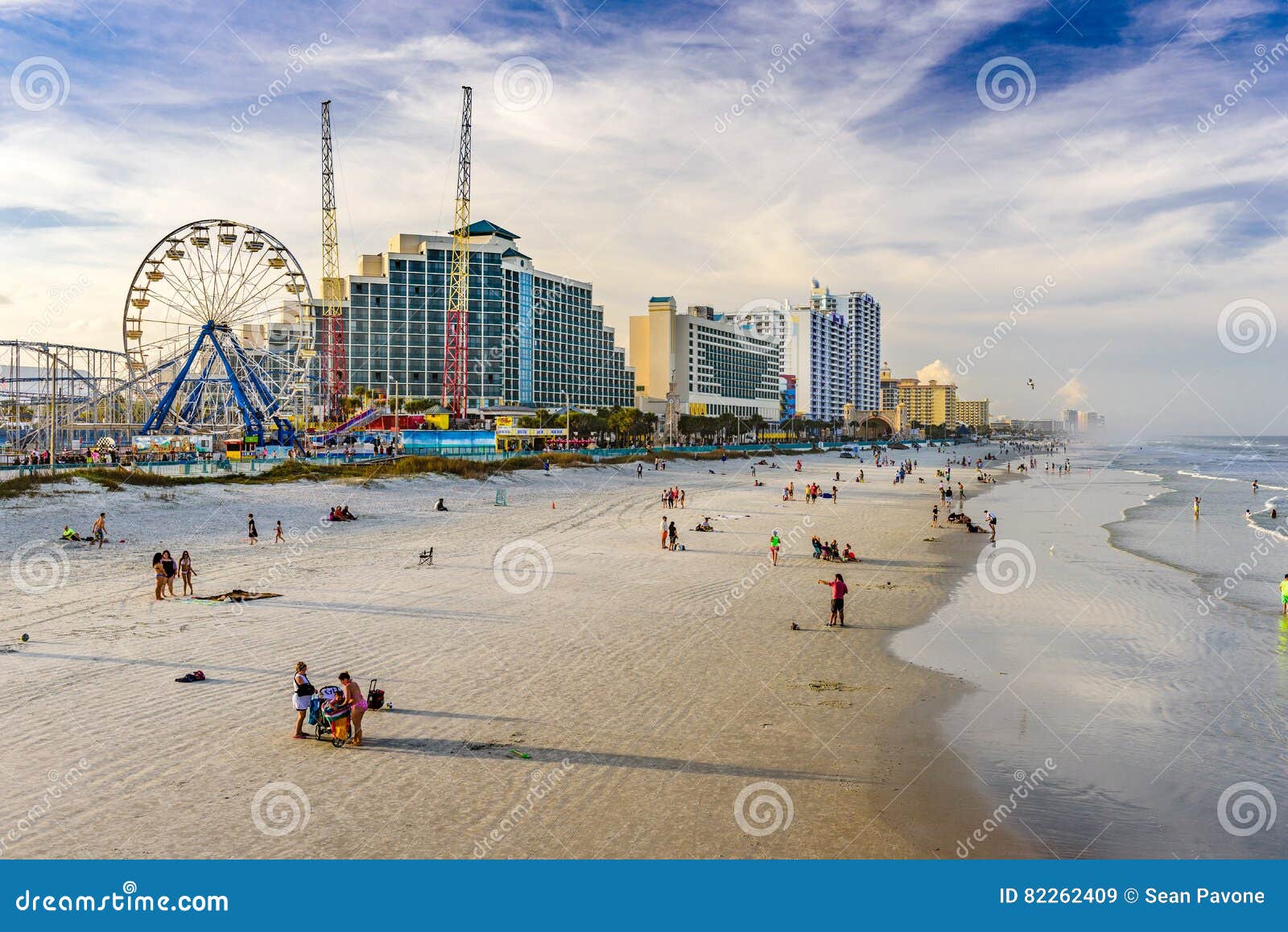 Daytona Beach Florida immagine stock editoriale. Immagine di atlantico ...