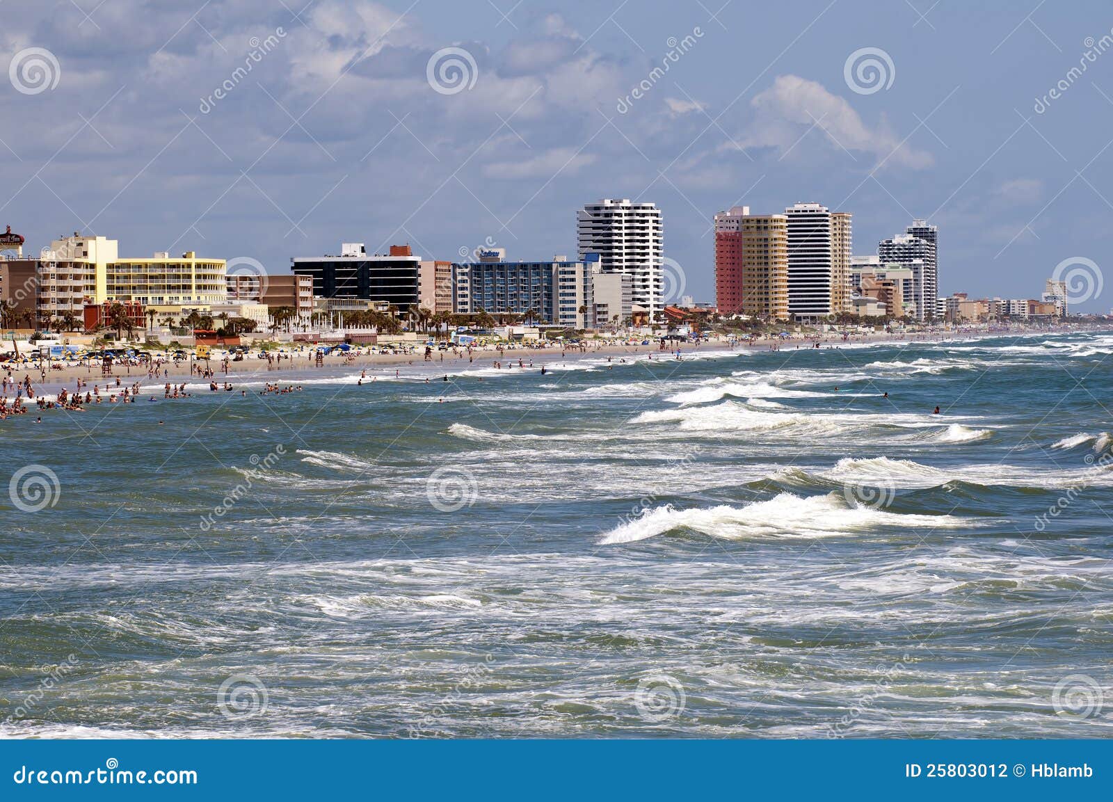Daytona Beach Skyline editorial photography. Image of florida - 25803012