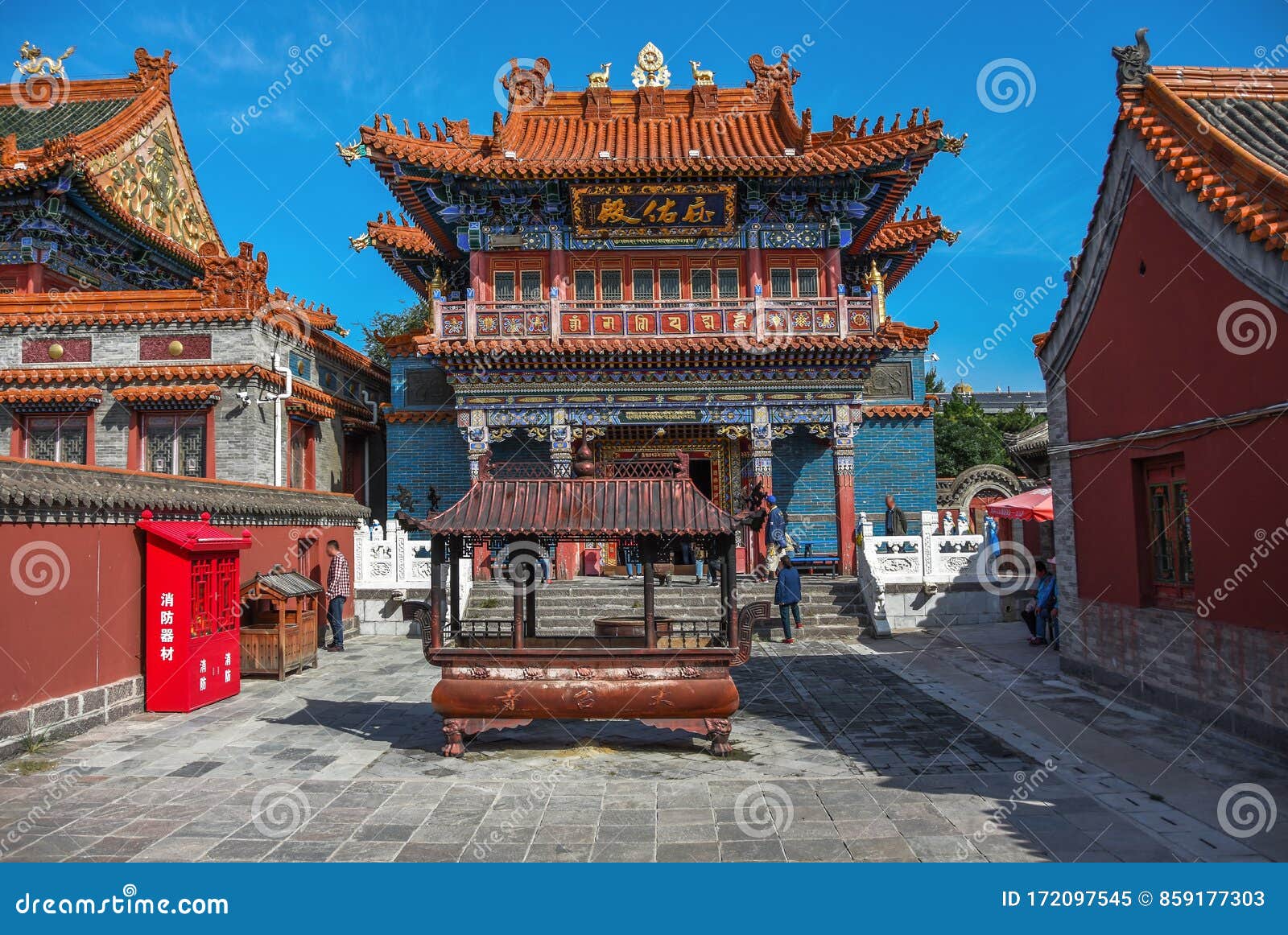 Dazhao Temple of Inner Mongolia Editorial Image - Image of hohhot ...