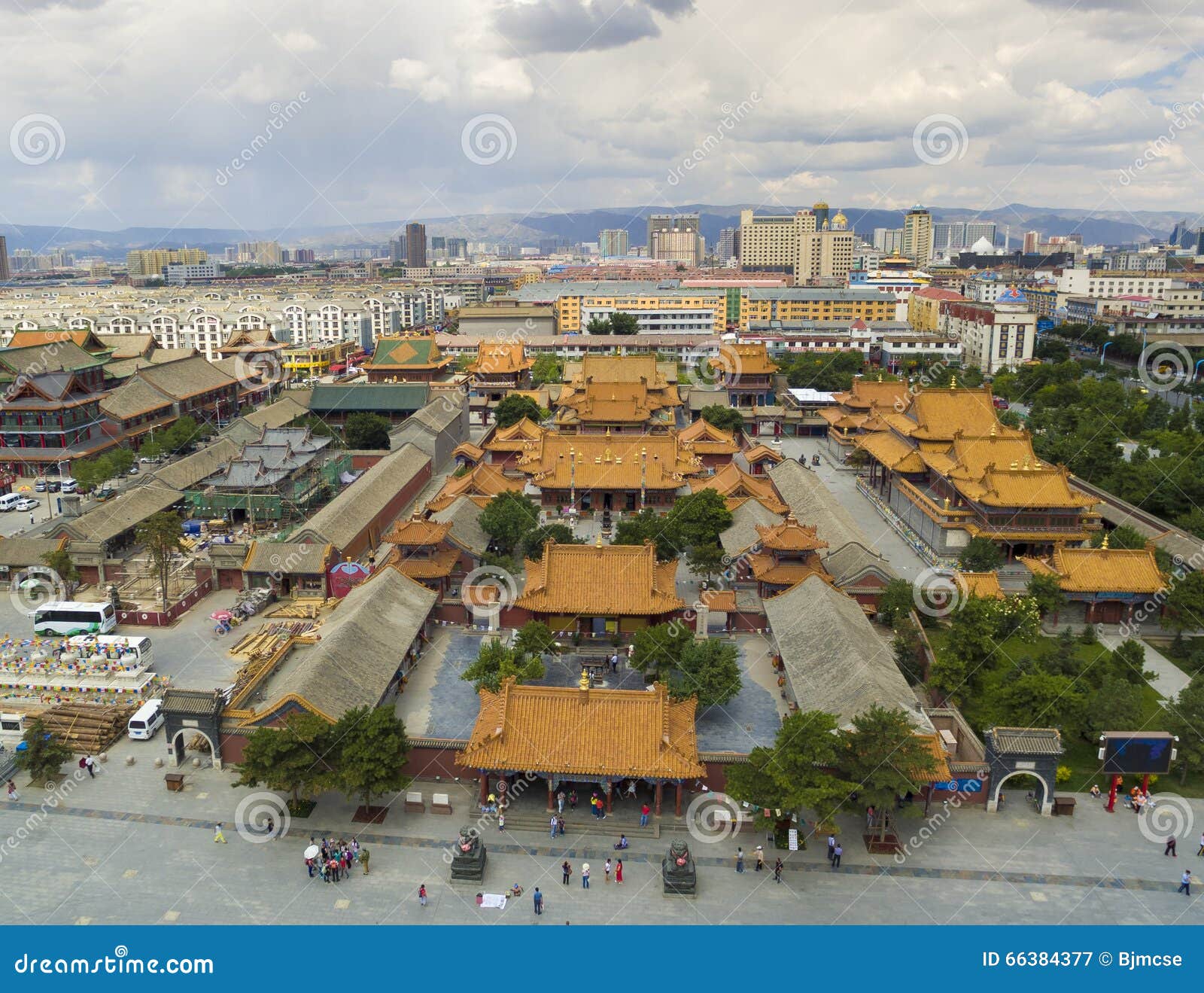 Inner Mongolia Jinzhanghan Touring Tribe Entrance Stock Image ...