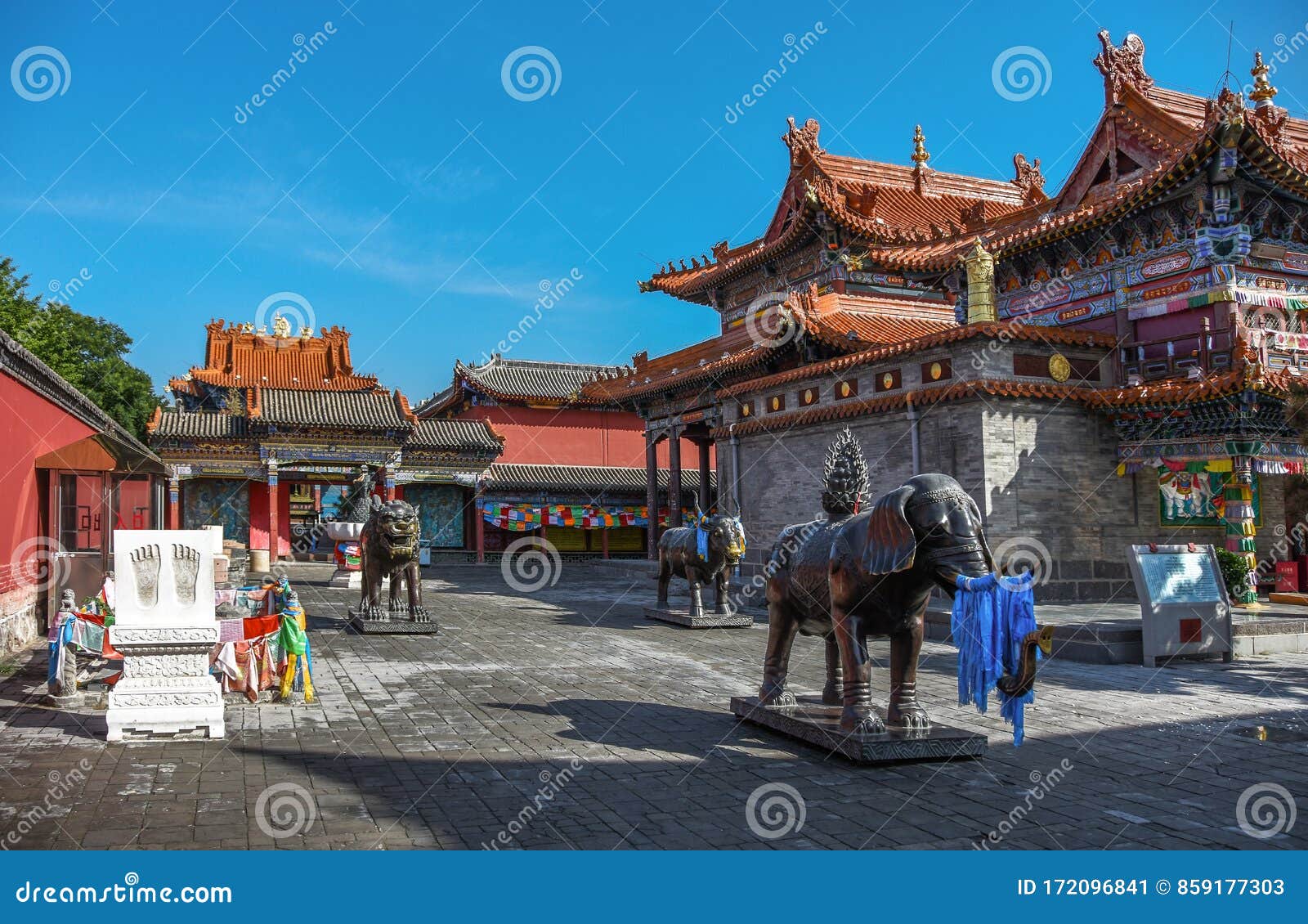 Dazhao Temple of Inner Mongolia Editorial Photo - Image of temple ...