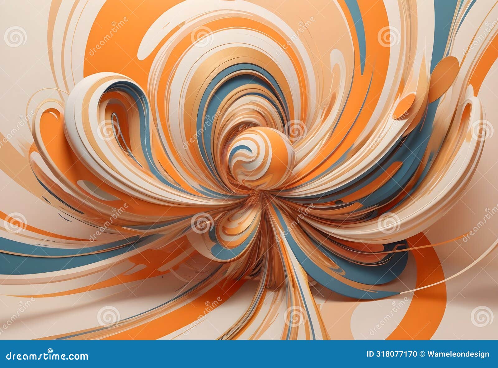 Dazzling, Amorphous 3D Structures in a Prismatic Color Scheme Stock ...