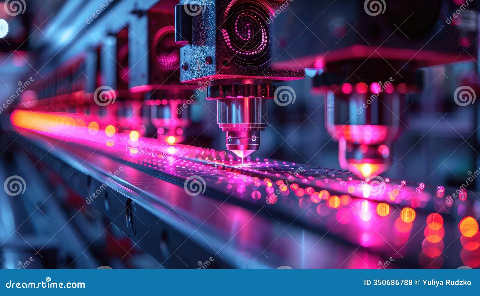 Dazzling Display of Laser Beams in an Optical Physics Lab - Captivating ...