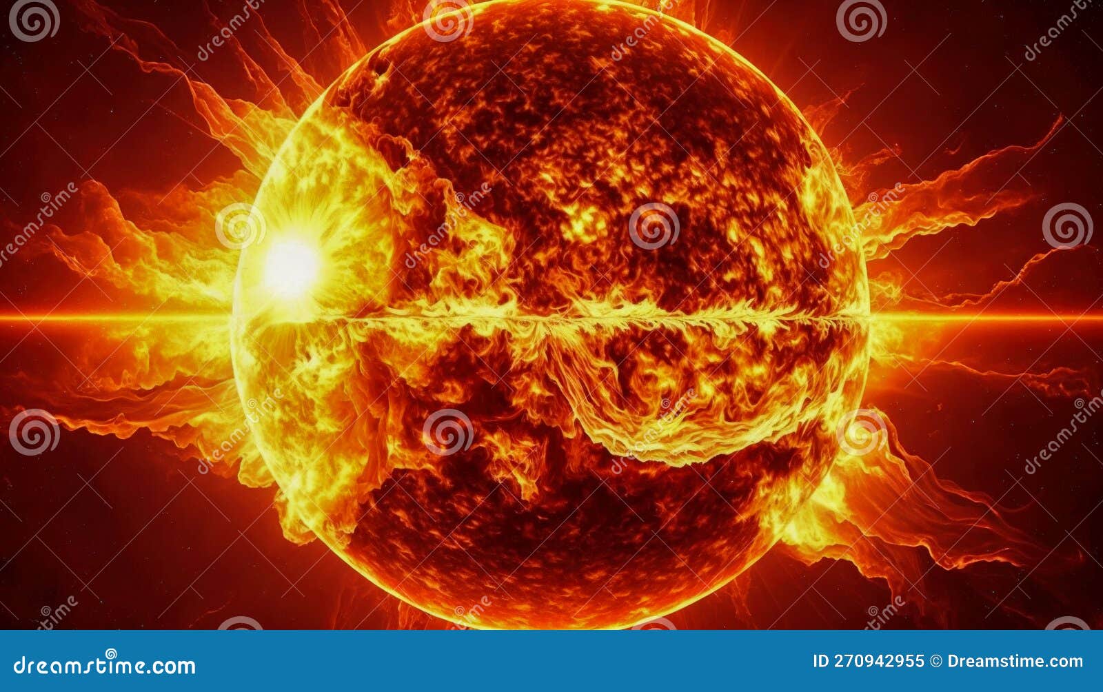 The Dazzling Power of Sun Explosion in Space with Fire and Flares ...