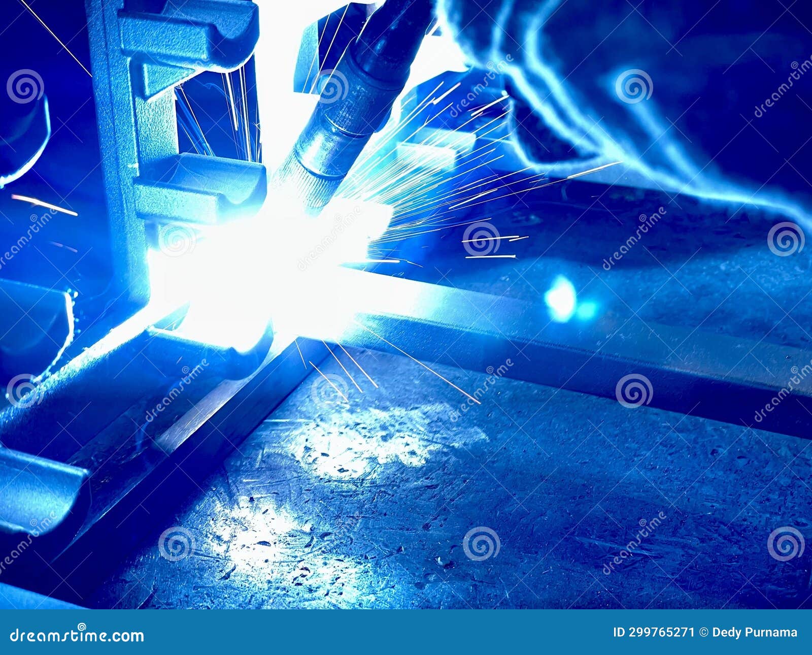 Argon welding stock image. Image of industrial, equipment - 299765271