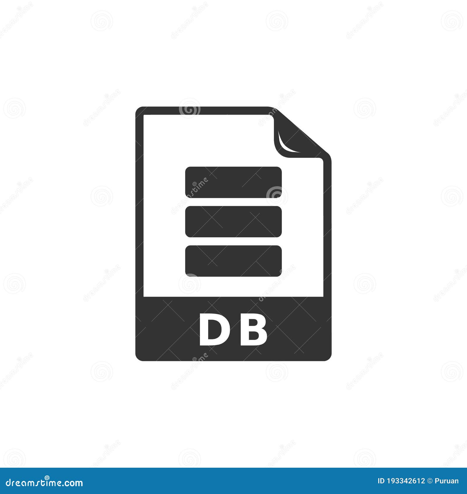 BW icon - DB File format stock vector. Illustration of software - 193342612 BW icon - DB File format stock vector. Illustration of software - 193342612