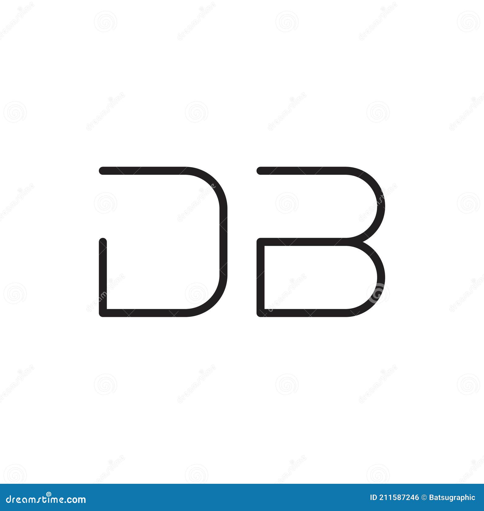 Db Initial Letter Vector Logo Icon Stock Vector - Illustration of ...