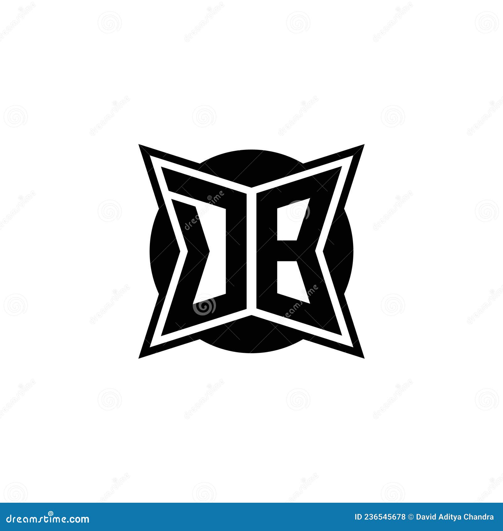 DB Logo Monogram Geometric Modern Design Stock Vector - Illustration of ...