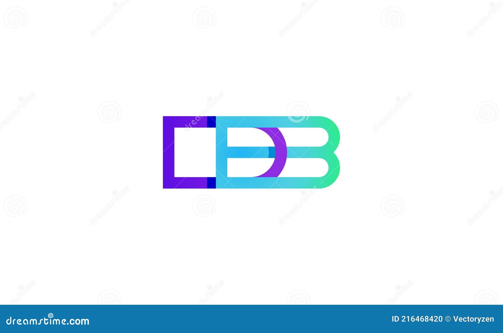 DB Logo Template Design Vector Illustration Stock Vector - Illustration ...